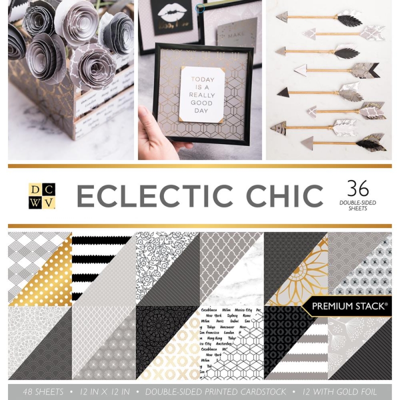 HTCN | 12x12 Electric Chic (36 Sheets)