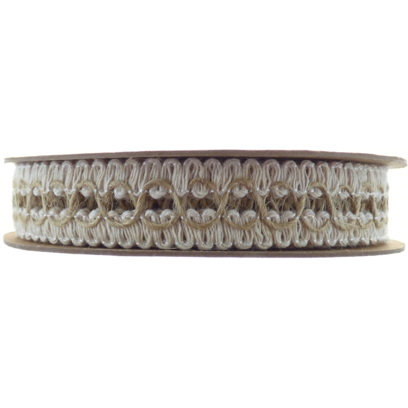 HTCN | Decorative Hessian Pattern Ribbon No.283 - 15mm x 9.1m