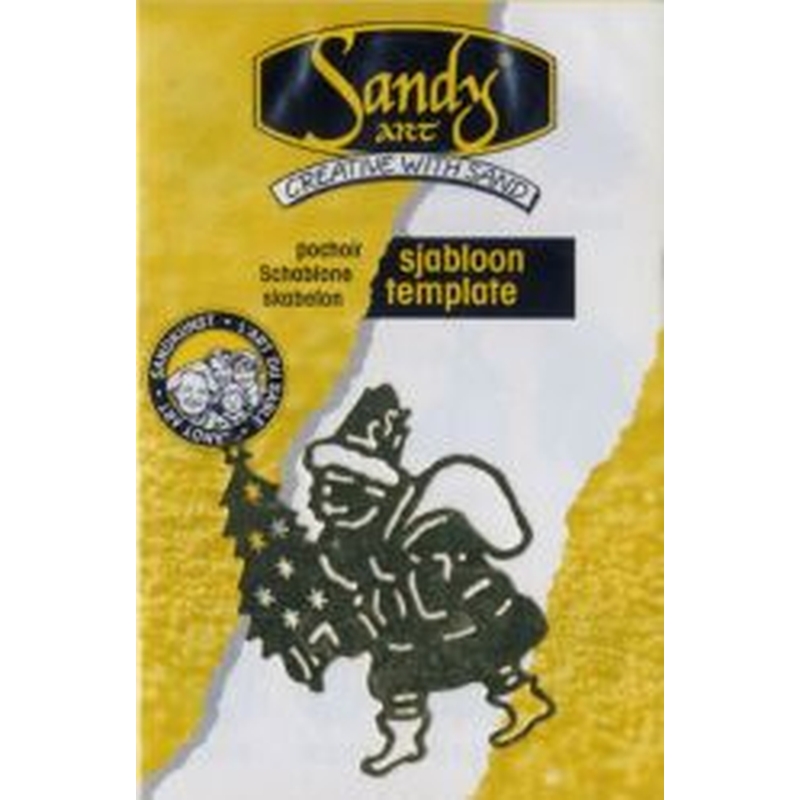 HTCN | Sandy Art Template Santa Claus